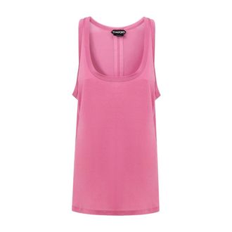 Tom Ford Seiden&auml;rmelloses Top - - Tops - Damen - Rosa - 2XS