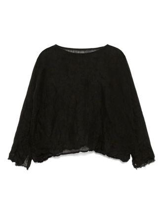 Daniela Gregis blouse en lin - Noir