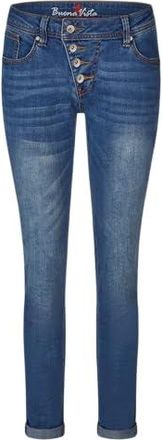 Buena Vista Jean Malibu stretch pour femme, Bleu central, S