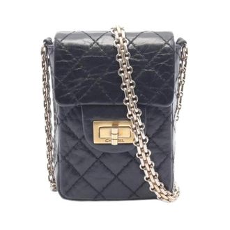 Chanel Pre-owned 2.55 Matelasse Leder Handy Umh&auml;ngetasche - - Pre-owned - Damen - Schwarzk - ONE SIZE