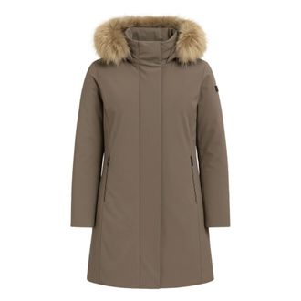 Hetregó Femme, Vestes, Gris, Taille: 38 FR Manteau Parka Gris Tourterelle