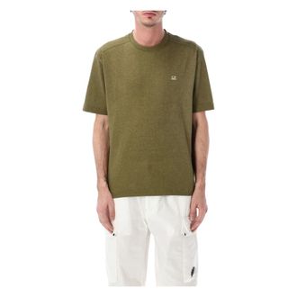 C.P. Company Logo Tee - - Tops - Herren - Gr&uuml;n - L