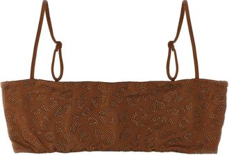 MC2 Saint Barth Athena Bandeau Bikini Top - Femme - Maillots de bain - Brun - Taille: 40 FR