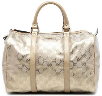 Gucci Crossbody Bags - Medium GG Imprime Joy Boston Bag - Gr. unisize - in Gold - f&uuml;r Damen