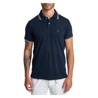 People of Shibuya Pm888 Polo - - Tops - Herren - Blau - M