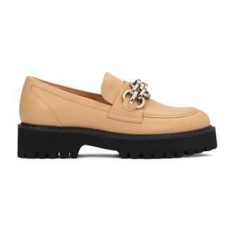 Kazar Chunky Chain Slip-On Freizeitschuhe - - Shoes - Damen - Braun - 39 EU