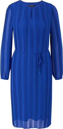 Comma Chiffonkleid mit Pliss&eacute;efalten