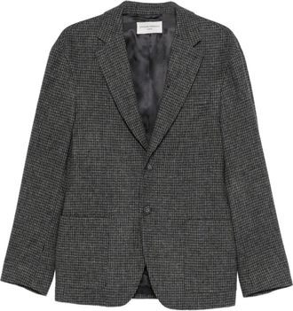 Officine G&eacute;n&eacute;rale checked-pattern blazer - Grau