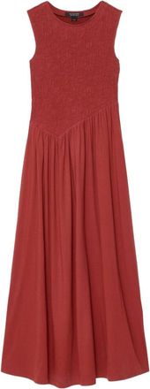 AllSaints Luna - Robe effet froiss&eacute; - Rouge