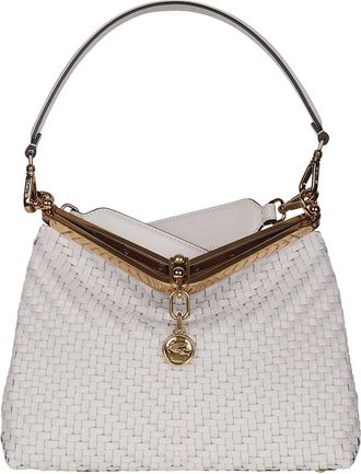 Etro Femme, Sacs, Blanc, Taille: ONE Size Sac bandouli&egrave;re Medium Vela