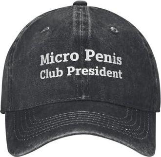Generic Chapeau dHomme, Micro Penis Club P Blague Mode d&eacute;t&eacute; Trucker Chapeau Unissex Patins de Tennis personnalis&eacute;s DIY pour Hommes Visi&egrave;re de Soleil Casquette