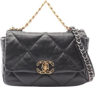 Chanel Sac bandouli&egrave;re vintage Pre-owned - Femme - Pre-owned - Noir - Taille: ONE Size