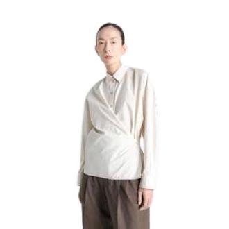 Christophe Lemaire Femme, Blouses et Chemises, Beige, Taille: 40 FR Two Pocket Cropped Jacket