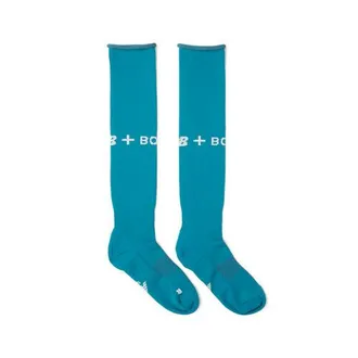 New Balance Bayer 04 Leverkusen Homme New Balance 26/27 Away Sock en Vert, Polyester, Taille L