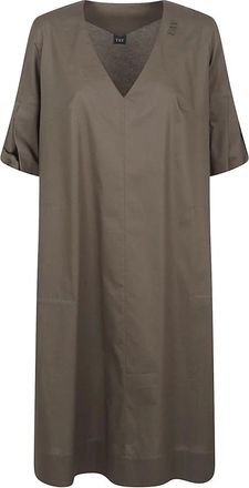 Fay Femme, Robes, Vert, Taille: 36 FR Midi Dress