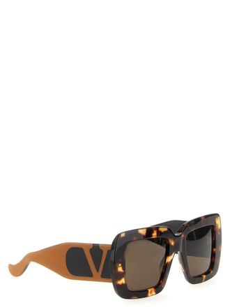 Valentino Garavani Oversized Tortoiseshell Sunglasses - Tortoiseshell