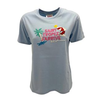MC2 Saint Barth Klar Blau Saint Tropez T-shirt - - Tops - Damen - Blau - S