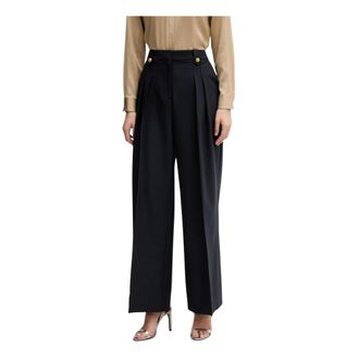 Barbour Avery Weite Marlenehose - - Trousers - Damen - Blau - XL
