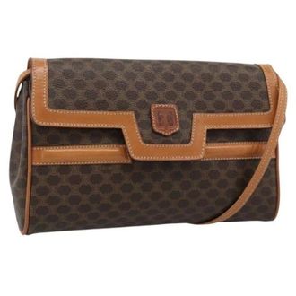 Celine Pre-owned Sac bandouli&egrave;re vintage en toile - Femme - Pre-owned - Brun - Taille: ONE Size