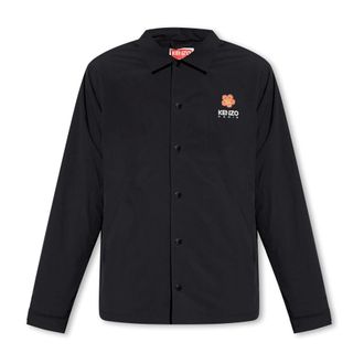 Kenzo Homme, Vestes, Noir, Taille: S Veste avec logo