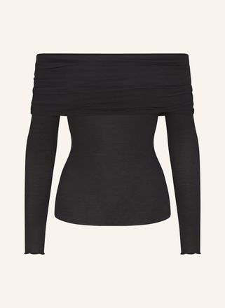 SKIMS Skims Lounge-Shirt Sheer Modal schwarz