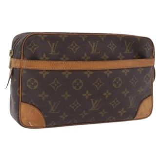 Louis Vuitton Pre-owned Vintage Monogram Clutch - Femme - Pre-owned - Brun - Taille: ONE Size