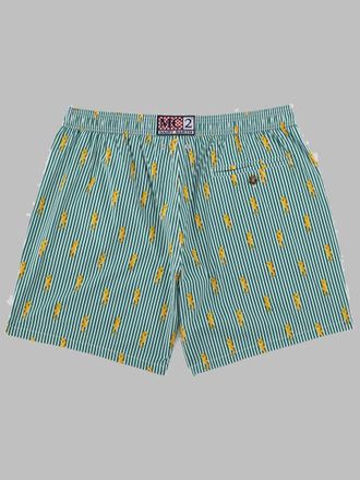 MC2 Saint Barth Multicolor Printed Polyester Swim Shorts - Multicolor