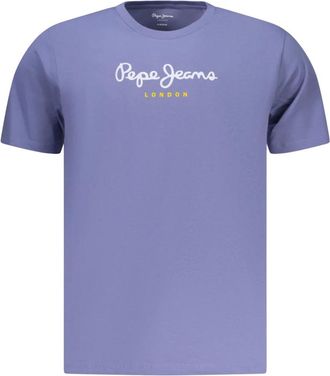 Pepe Jeans London Homme, Tops, Violet, Taille: M Eggo T-Shirt