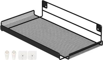 MagiDeal &Eacute;tag&egrave;re Murale de routeur avec Crochets, &eacute;tag&egrave;re daffichage Moderne, Gain de Place, Installation Facile pour Accessoires TV, Salon, Noir