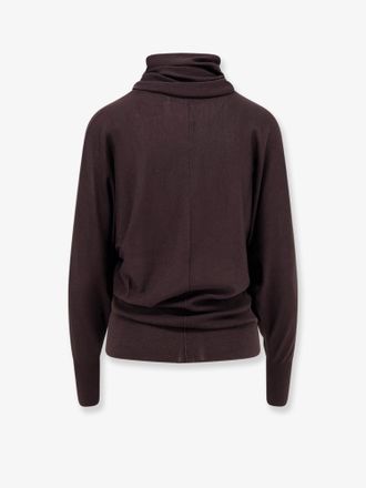 SOEUR Womens Sweater Lindsay Merino Wool Brown