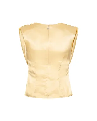 Rotate Womens Top Waterfall Italian Straw Tops