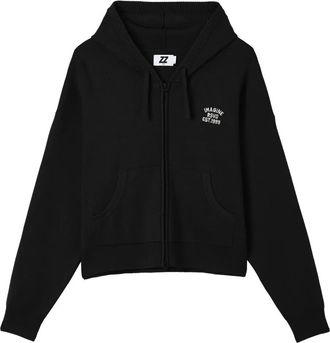 Izzue Gestricktes Kapuzenoberteil - Schwarz