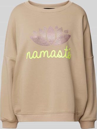 Miss Goodlife Oversized Sweatshirt mit Rundhalsausschnitt