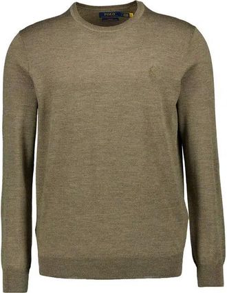 Polo Ralph Lauren Herren Pullover grün unifarben Slim Fit