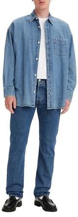 Levi's 501 Original Fit Big & Tall Jeans Homme, Medium Indigo Worn, 36W / 38L