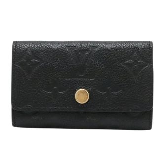 Louis Vuitton Pre-owned Monogram Empreinte Leder Schl&uuml;ssel-Etui - - Pre-owned - Damen - Schwarzk - ONE SIZE