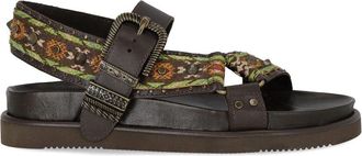 Ash SANDALE PLATE UNICA MARRON FONC&Eacute; ASH