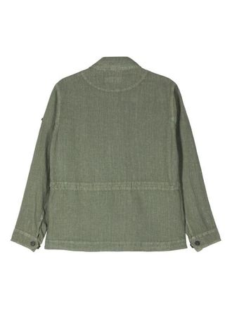 PESERICO Womens Four-Pockets Linen Shirt Ss24 M