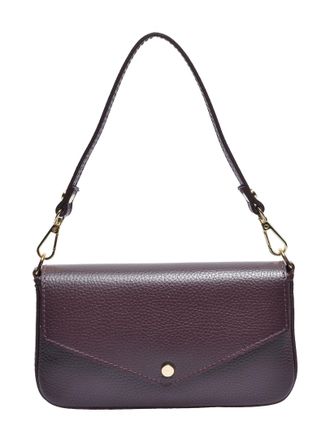 Roberta M Burgund Rindsledertasche