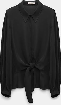 Dorothee Schumacher Bindebluse aus Seiden-Double-Georgette