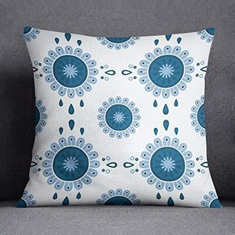 Questo Casa Dekorativ Kissenhülle, Kissenbezug, Zierkissenbezug, Wohnkultur, Für Sofa, Kaffeestube, Größe: 45X45 cm - Entworfen und hergestellt in der Türkiye