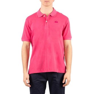 La Martina Homme, Tops, Rose, Taille: L Polo &agrave; Manches Courtes Coupe Classique