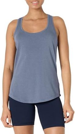 Amazon Essentials Débardeur de Yoga Léger à Encolure Dégagée et Dos Nageur, en Coton Doux Adapté aux Activités Physiques, Coupe Décontractée Femme, Gris Ardoise, XXL
