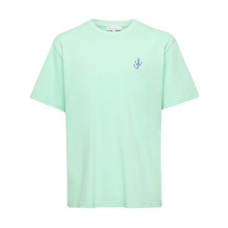 J.W.Anderson T-Shirt MIT Anker-Stickerei - - Tops - Herren - Gr&uuml;n - M