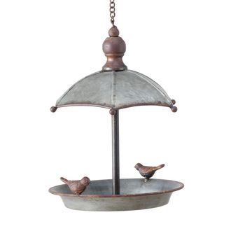 Boltze Boltze Vogeltränke / Vogelbad Sarina (ø 19 cm, Höhe 24 cm, zum Aufhängen in Garten / Terrasse, aus Zink - Metall) 1021698