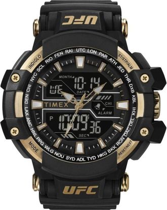 Timex Homme, Accessoires, Noir, Taille: ONE Size Rubber Sport Watch