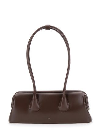 Osoi Womens Shoulder Bag Boatwide Mini Black Leather Cow