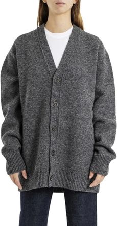 Maison Margiela Femme, Pulls, Gris, Taille: 38 FR Wool Cardigan
