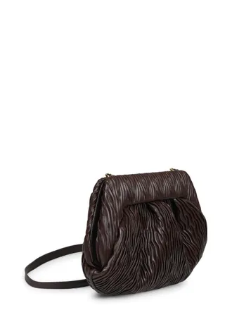 Themoir&egrave; Womens Clutch Bag Bios Brown Apple Fiber