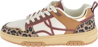 Les Tropeziennes dresco Damen Agata Freizeitschuhe, Sneaker, Leopard Multi, 39 EU